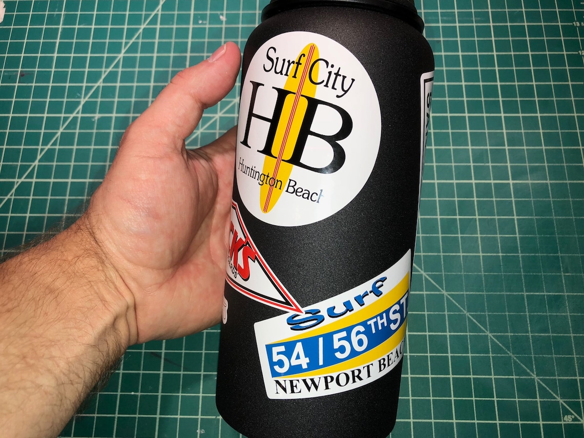 Beach Decals Stickers for Southern California Beaches, Huntington ...