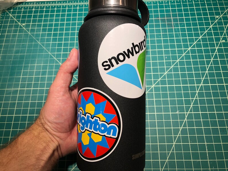 Utah Ski Resort Stickers Decals for Water Bottle Helmet | Etsy
