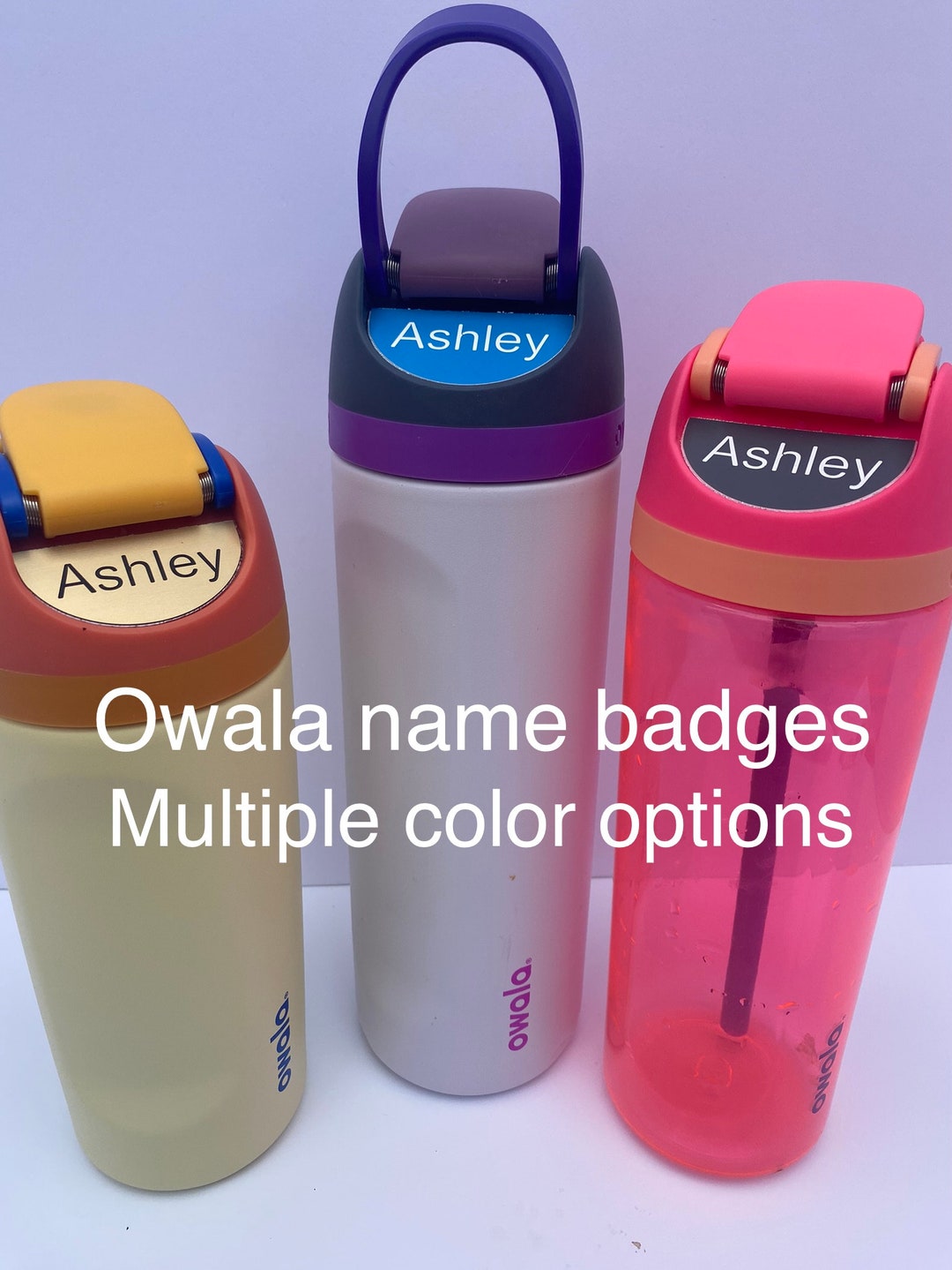 Engraved Owala Name Plate, Name Tag, Name Sticker, Name Badge, Owala ...