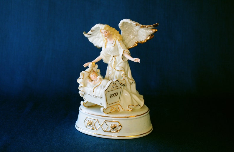 Millennial Baby Angel Collectible Porcelain Guardian Angel | Etsy