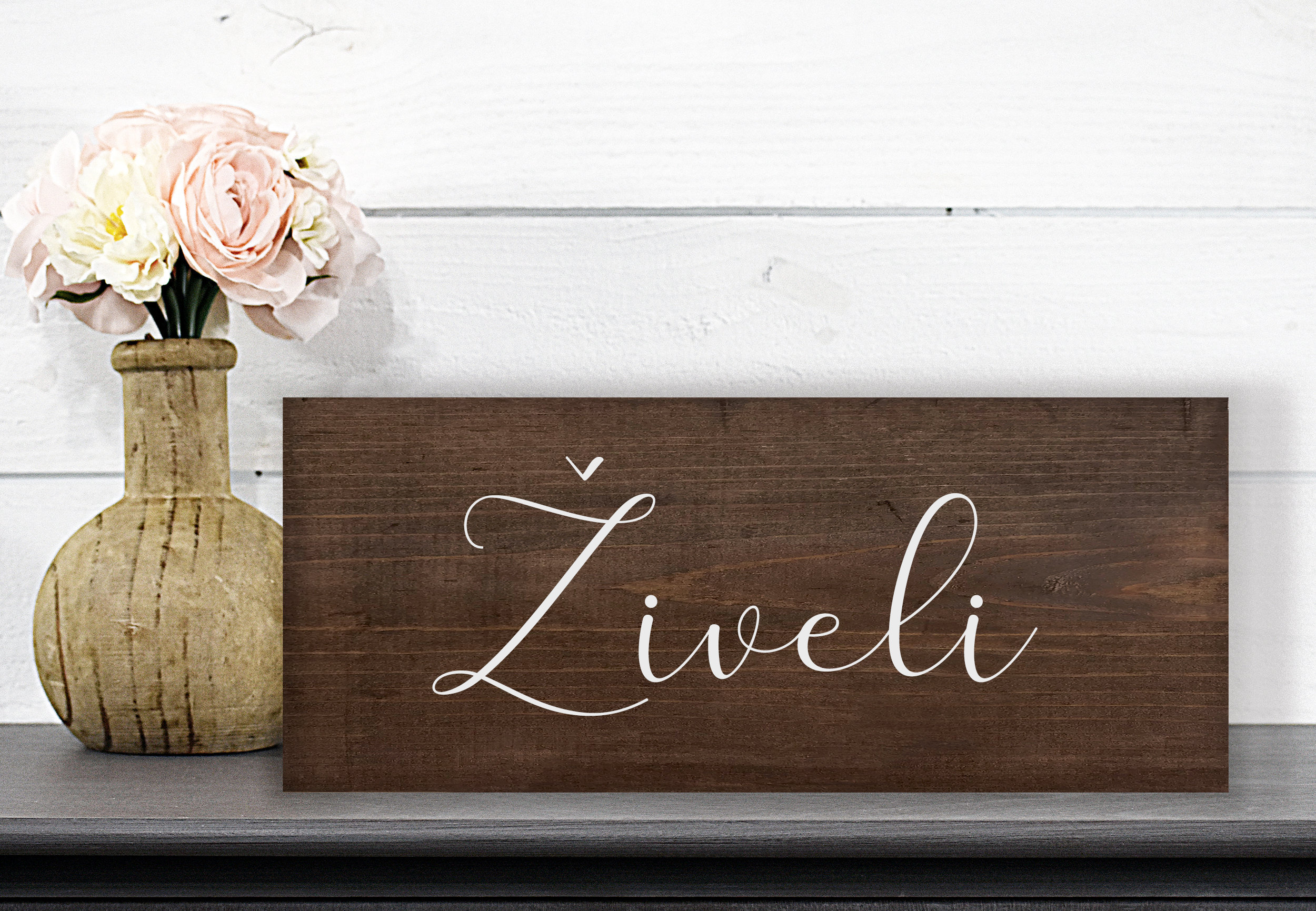 Serbian Sign Ziveli Serbian Gift Poklon Serb Sayings Serbian | Etsy