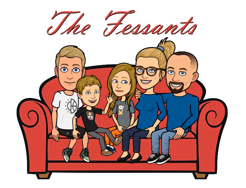 Digital Bitmoji Family Portrait Out of the Ordinary Gift for - Etsy