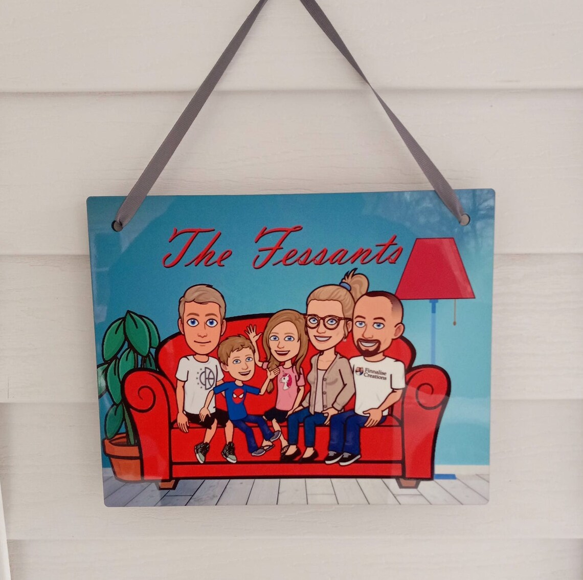 Digital Bitmoji Family Portrait Out of the Ordinary Gift for - Etsy