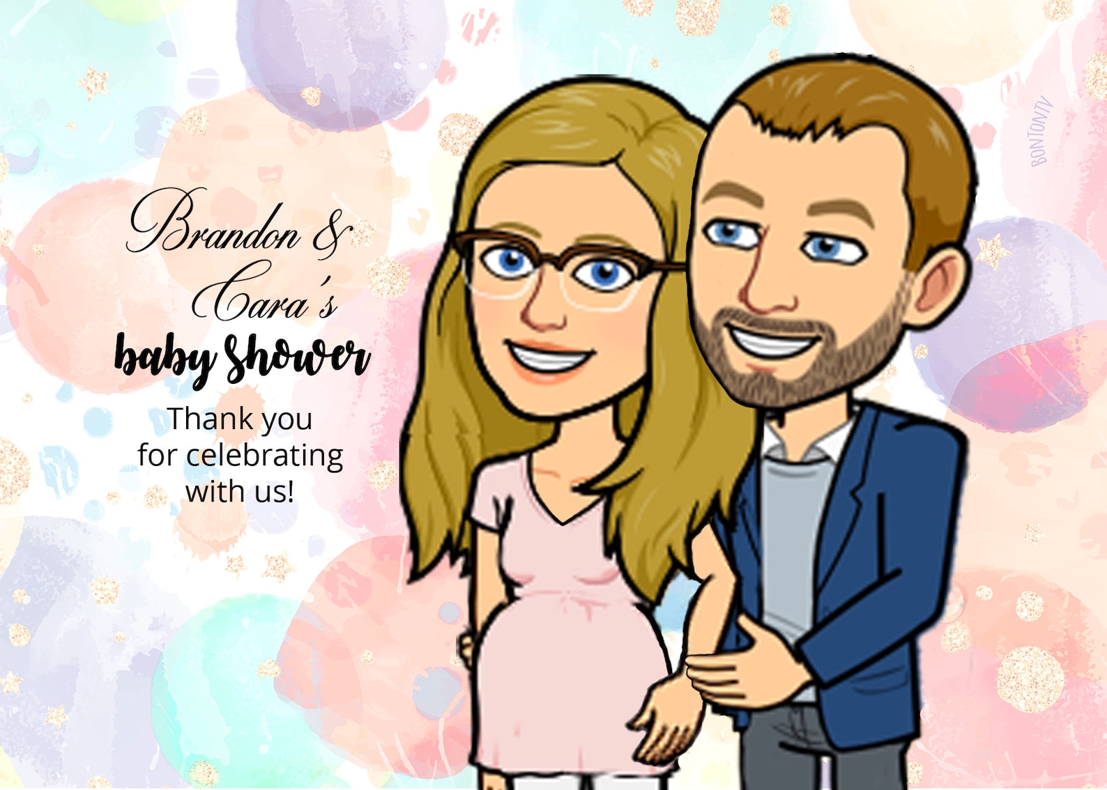 Digital Bitmoji Family Portrait Out of the Ordinary Gift for - Etsy