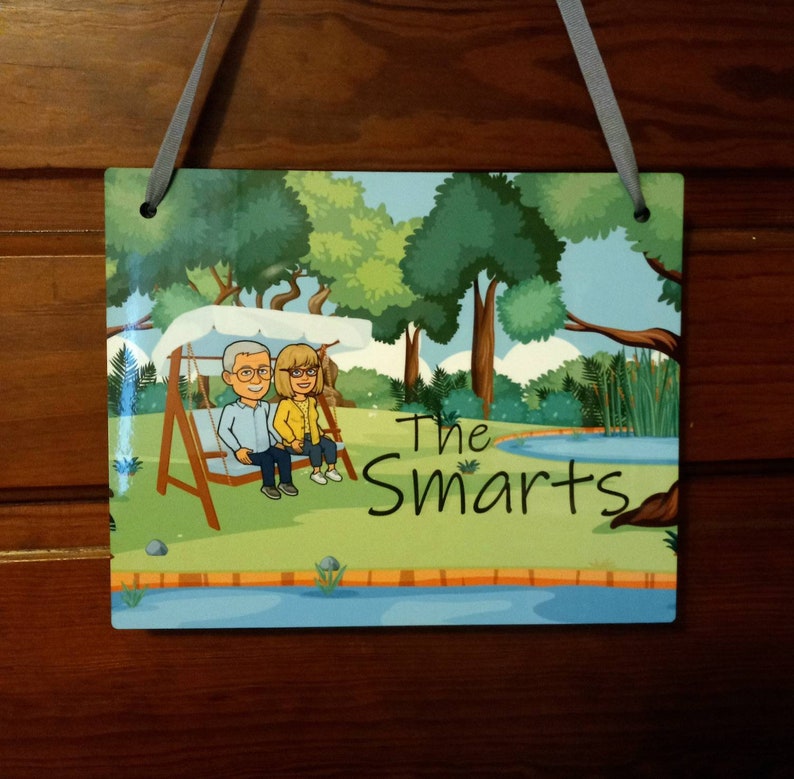 Personalized Bitmoji Door Hanger, Office Door Sign, Teacher Classroom ...