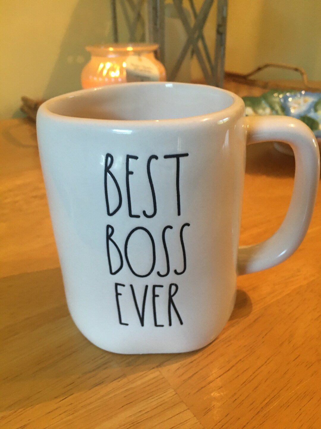 Rae Dunn Best Boss Ever Pottery Mugfarmhouse boss Giftartisan ...