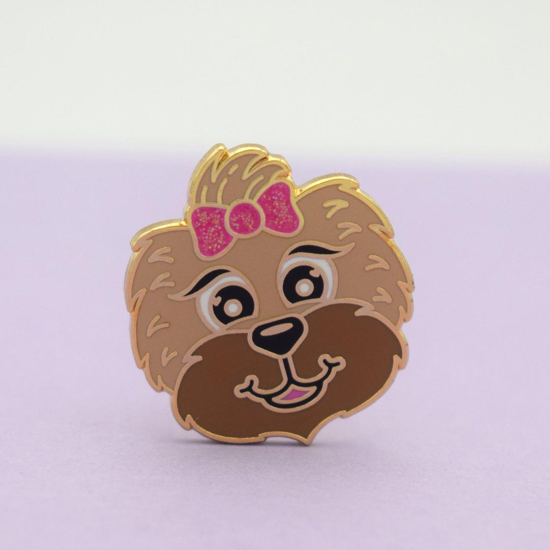 Cosmo Paws Dog Enamel Pin | Gold Plated Alfie Design | Gift for Dog ...