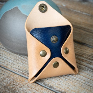 Rupan Coin Pouch - Rocado Two-tone - Handmade Minimalist Coin Case - Etsy