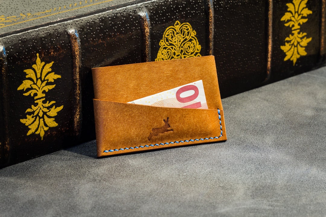 Othus Twist Wallet - Pueblo Cognac - Handmade Minimalist Wrap Card ...