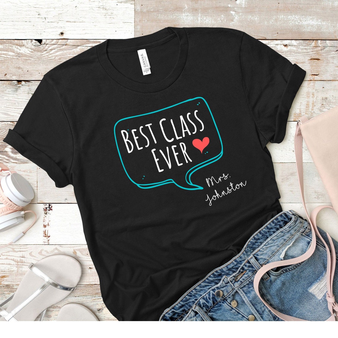 Best Class Ever Personalized Teacher Shirt Kindergarten - Etsy