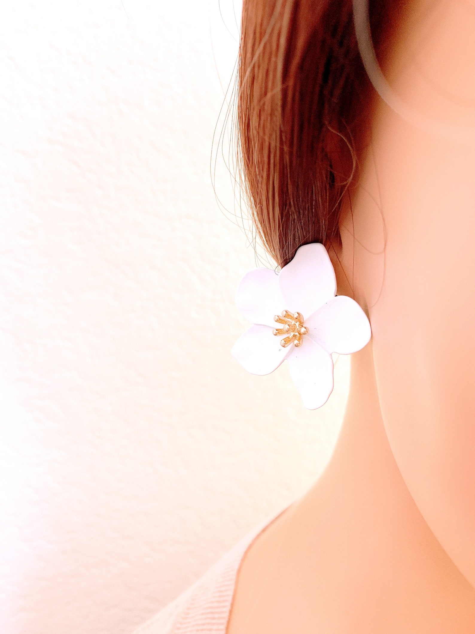 Flower Earrings Floral Earrings Spring Color Earrings - Etsy Canada