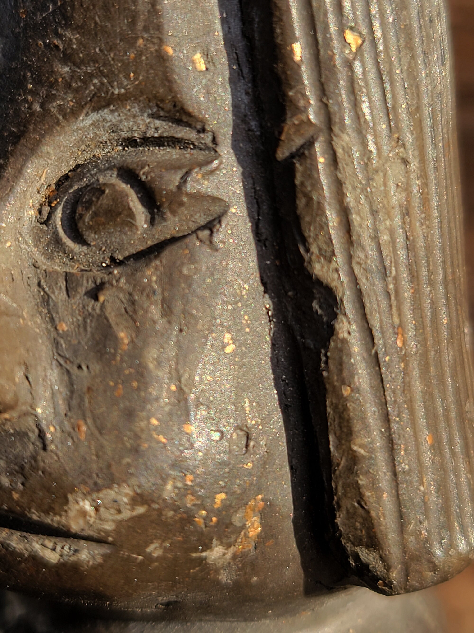 Aztec Mayan Ocarina Goddess of Fertility Blackware Pottery One of A ...