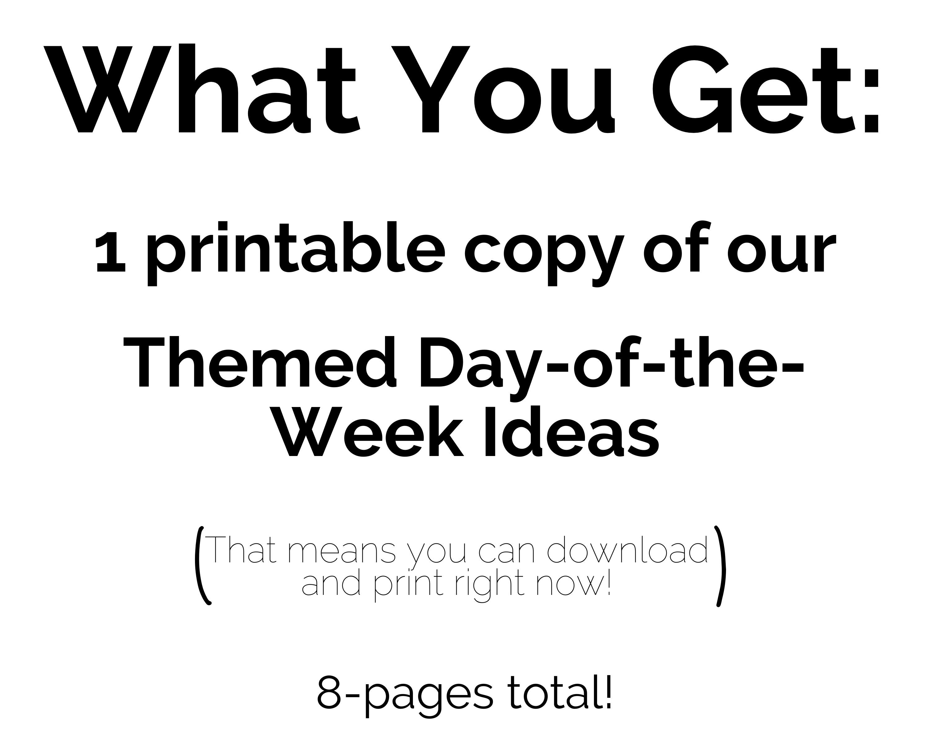Sexy Days Of The Week For Content Creators Themed Only Fans Etsy