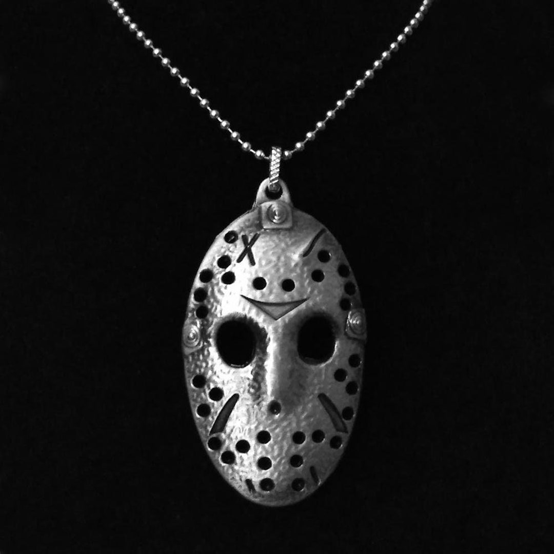 Jason Voorhees Mask Necklace - Friday the 13th - Etsy