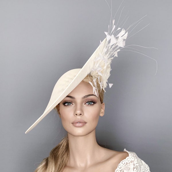 White Derby Hat - Etsy