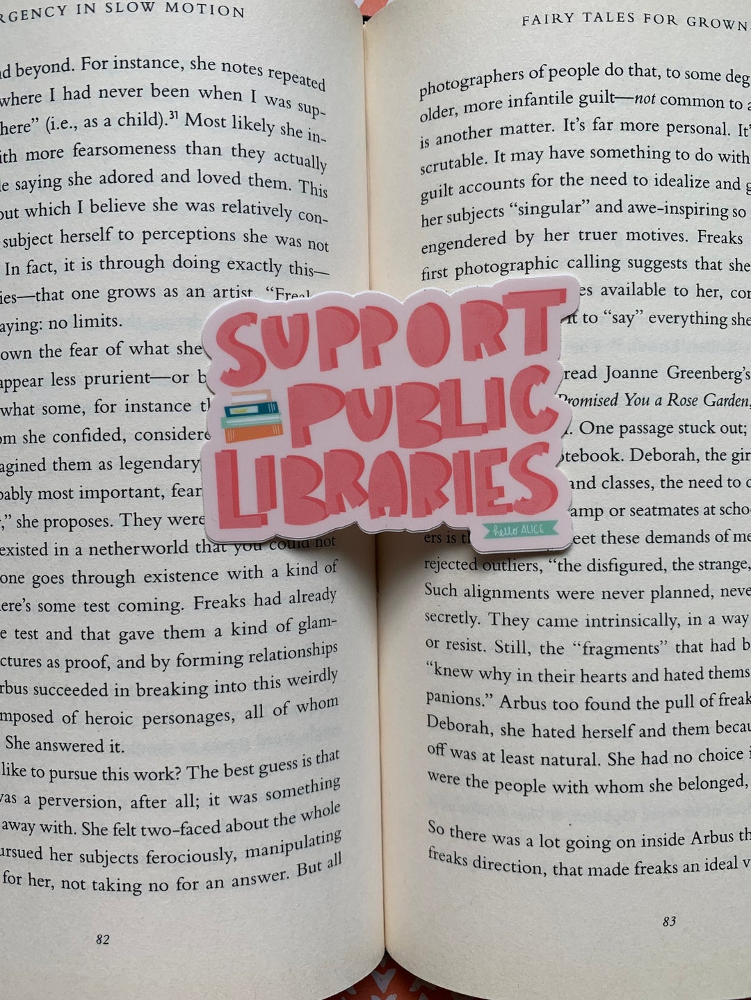 Support Public Libraries Sticker | Book Nerd | Community | Laptop and Water Bottle Sticker ...