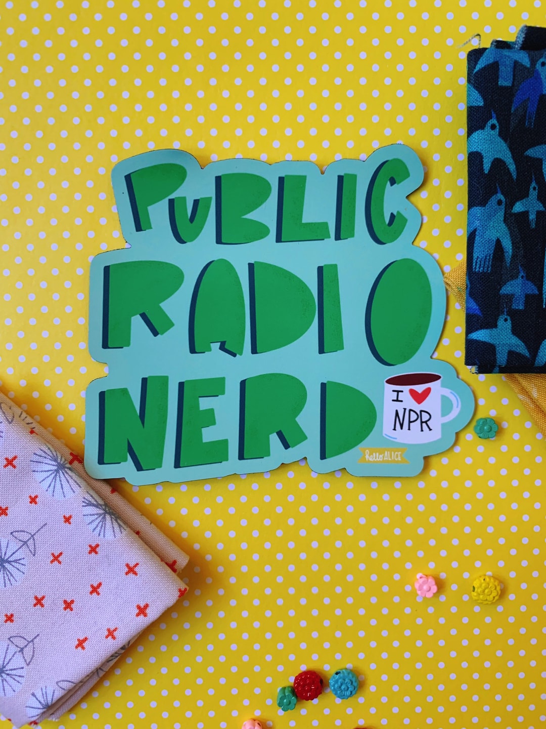 Car Magnet Public Radio Nerd | NPR | Office Decor| Classroom Decor ...