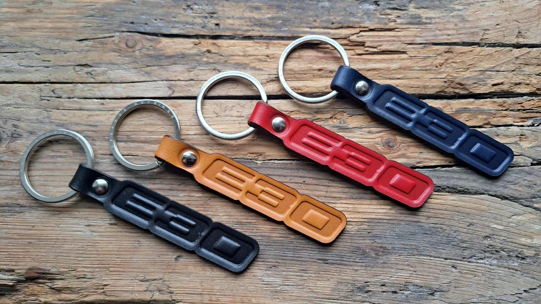 BMW E30 Handmade Leather Keyring | Key Fob | Keychain - Etsy
