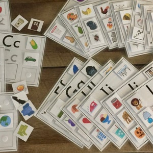 A-Z Alphabet Cards | Tracing Practice | Letter Sounds - Etsy