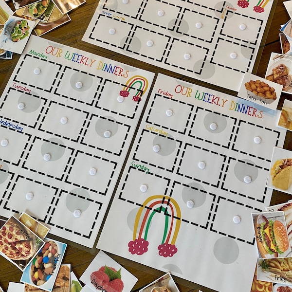 Kids Meal Planner Kids Lunch Ideas Printable School Lunch Meal Planner ...