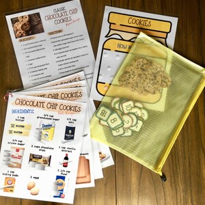 Kids Picture Recipe | Cook With Mom | Chocolate Chip Cookies | Cookie ...