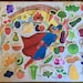 My Super Foods Eat 5-a-day Fruits & Veggie Chart | Superhero Theme - Etsy