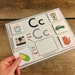 A-Z Alphabet Cards Tracing Practice Letter Sounds - Etsy