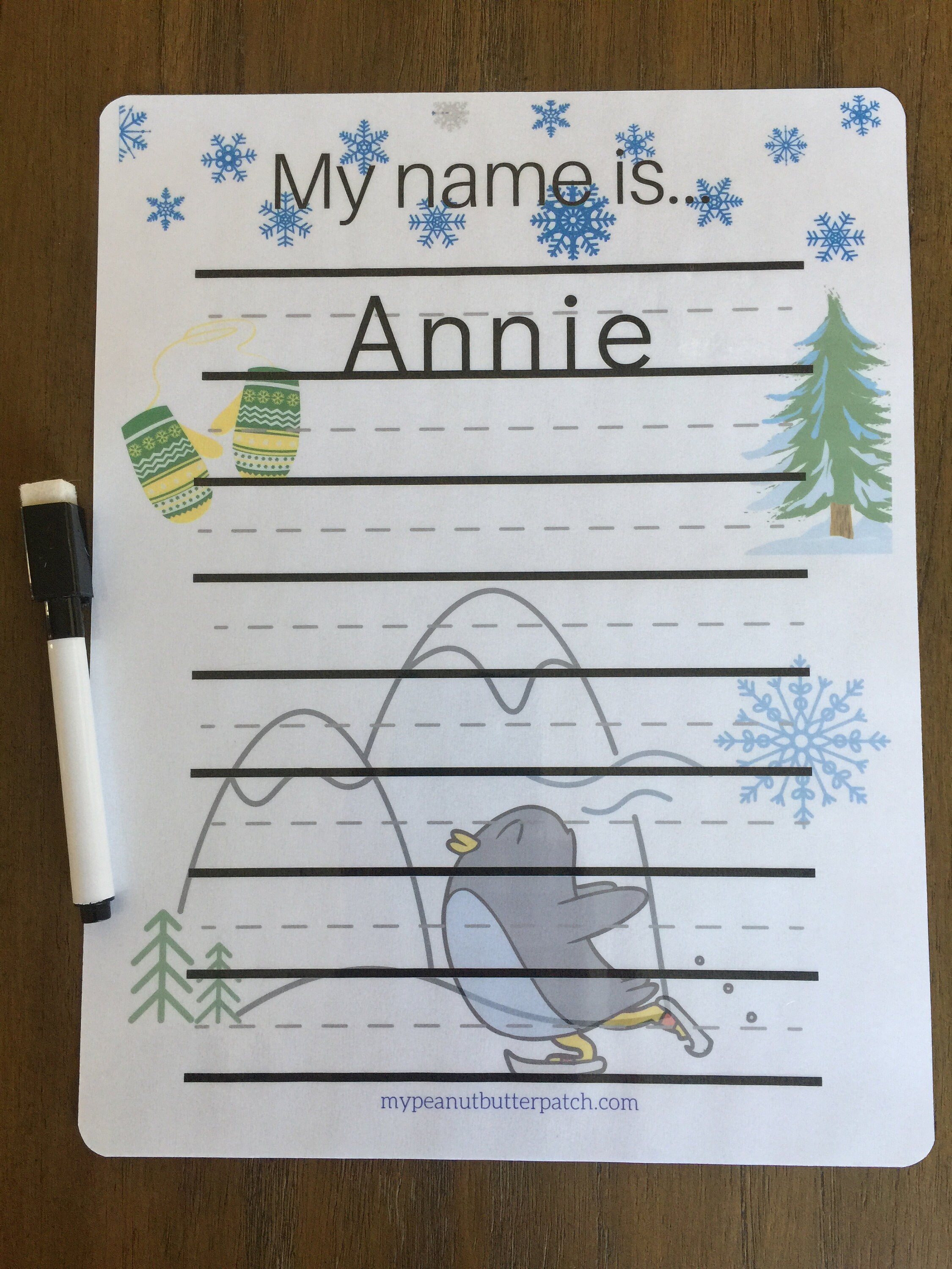 Dry Erase Learn to Write My FIRST & LAST Name Practice | Etsy