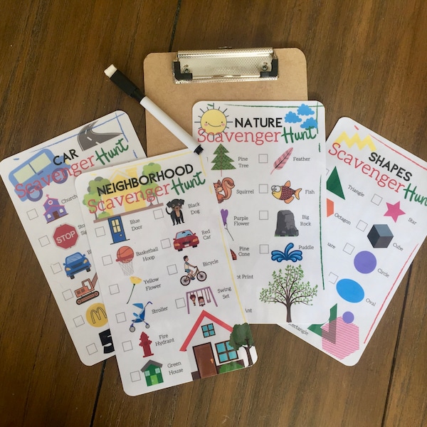 Scavenger Hunts Nature - Etsy