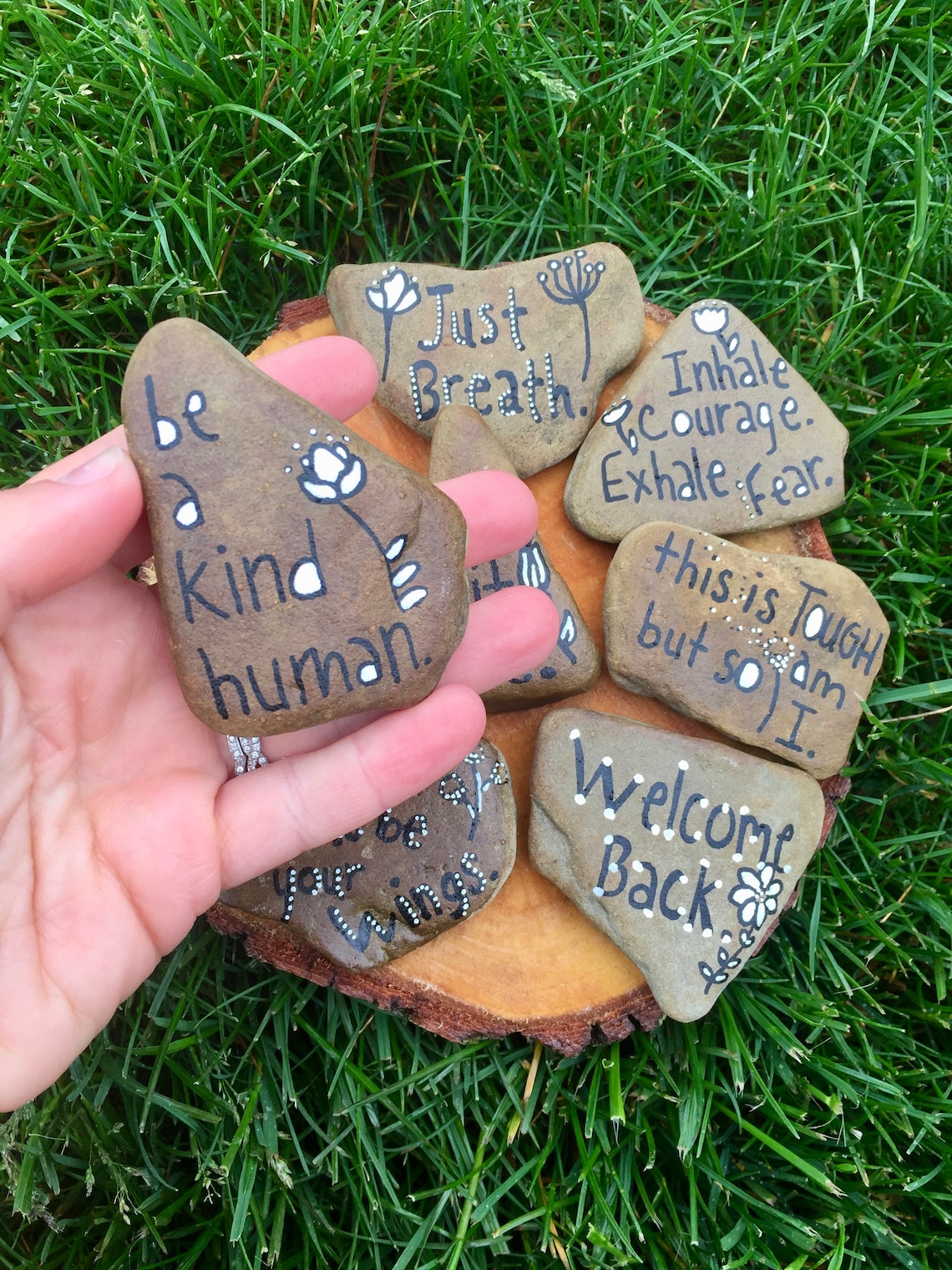 Inspirational Stones | Etsy