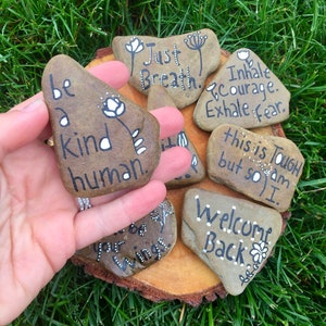 Inspirational Stones - Etsy