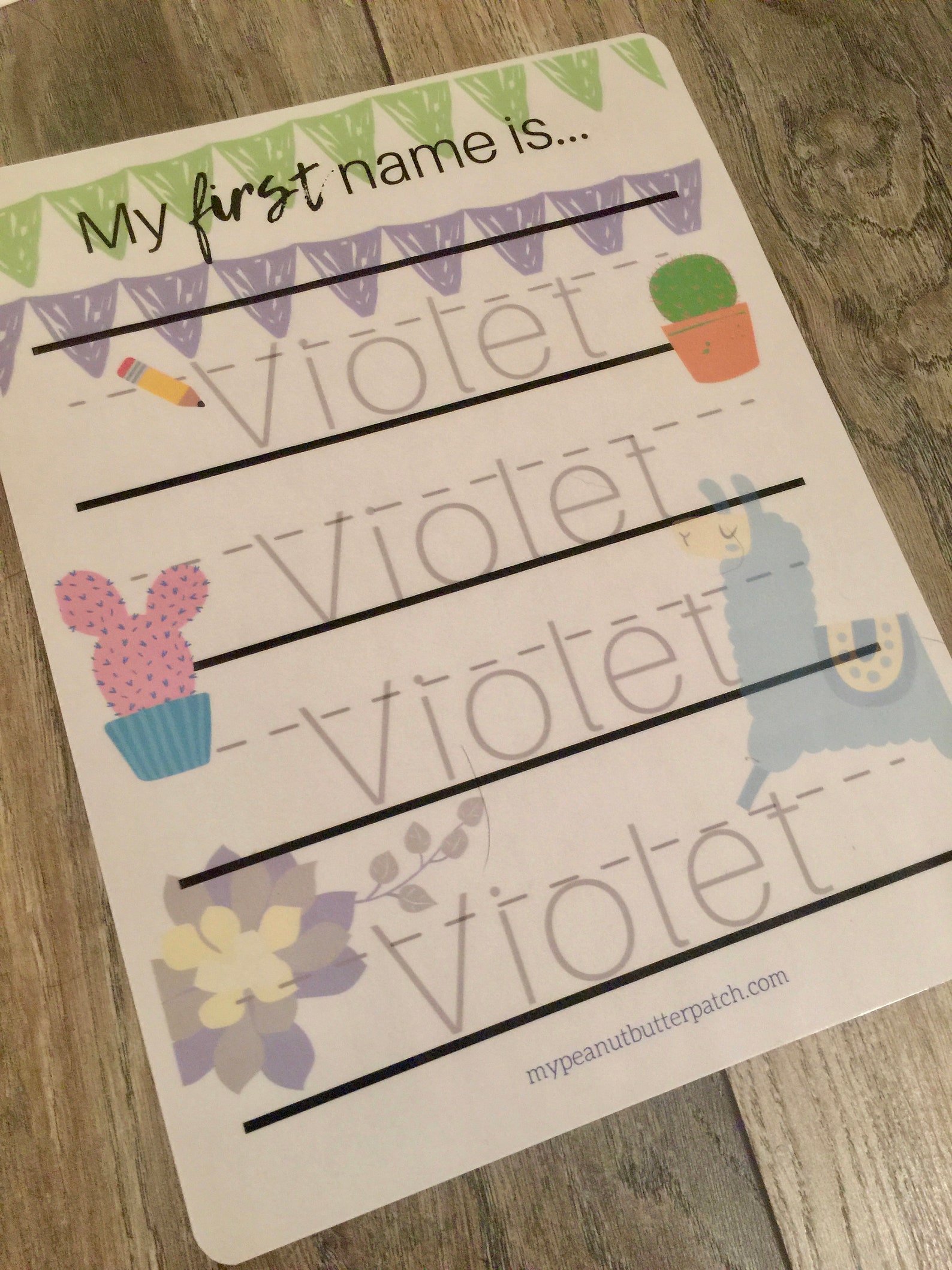 Dry Erase Learn to Write My FIRST & LAST Name Practice Worksheets ...