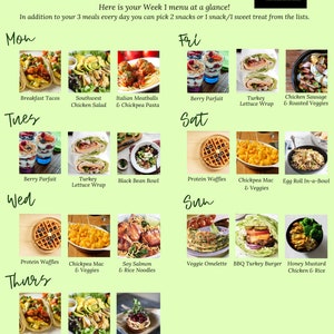 4 Week Weight Loss Boot Camp | Weight Loss Plan | Easy Meals | Created ...