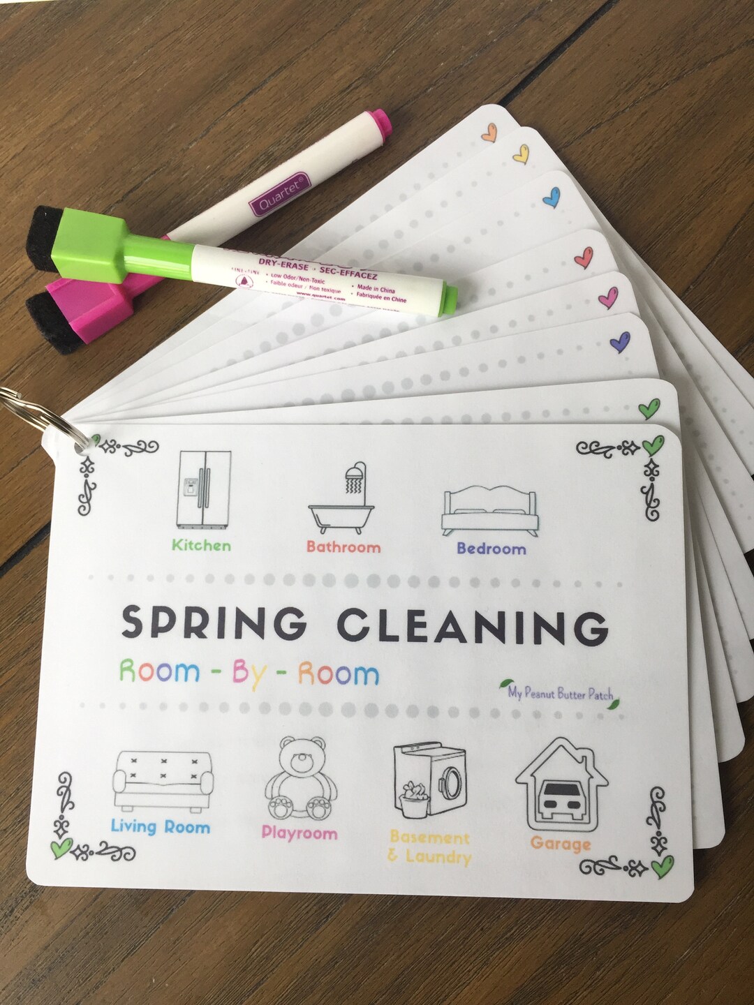 Spring Cleaning Chart - Etsy