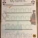 Dry Erase Learn to Write My Name Practice Sheets, Train Theme - Etsy
