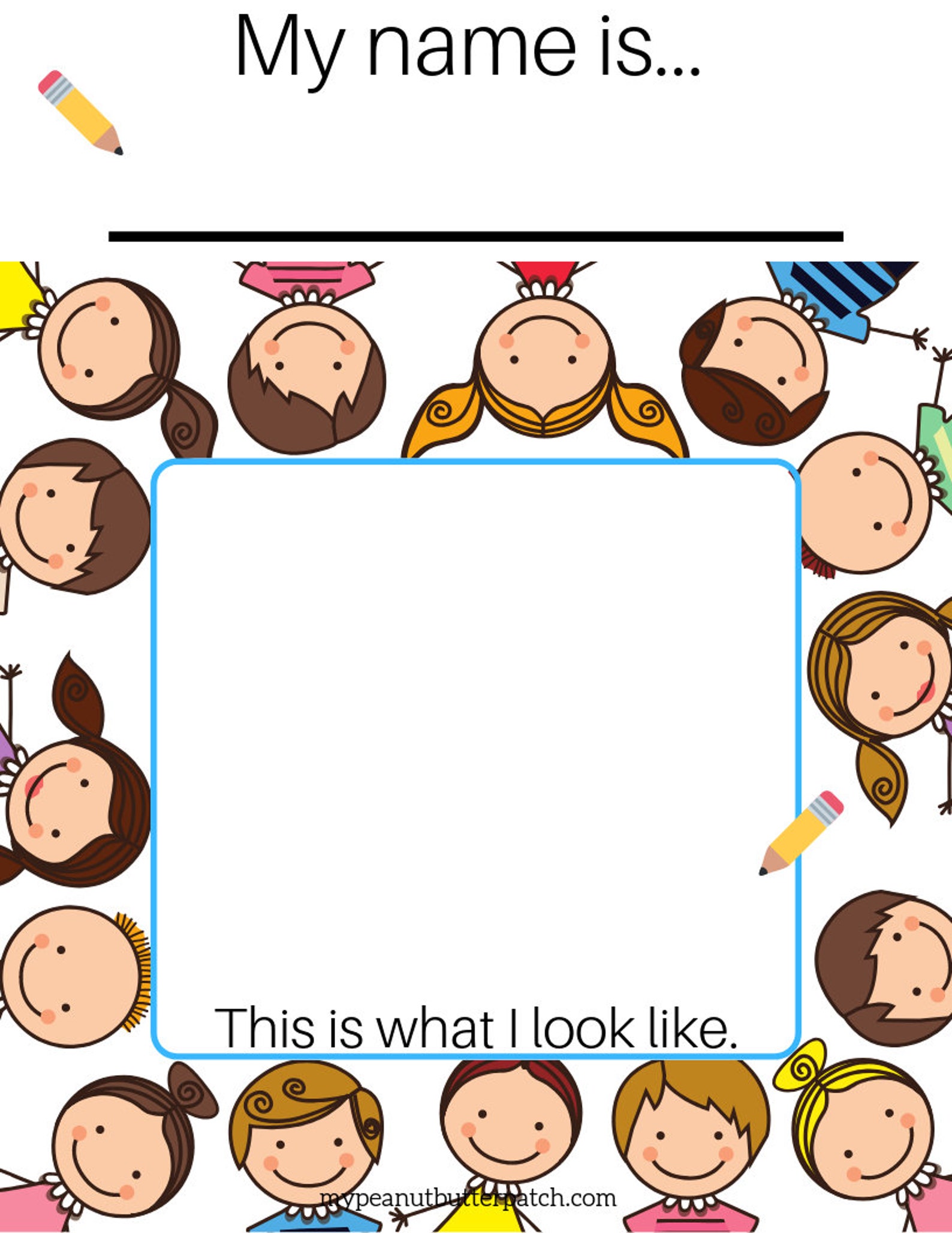 Learn to Write My Name Kids Practice Writing Sheets | Etsy