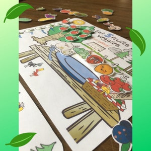 Fruit and Veggie Chart, Behavior Chart for Kids, Reward Chart for Kids ...