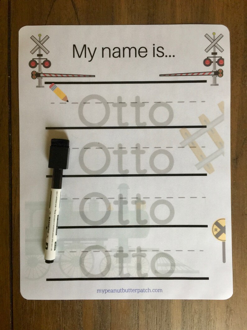 Dry Erase Learn to Write My FIRST & LAST Name Practice Worksheets ...