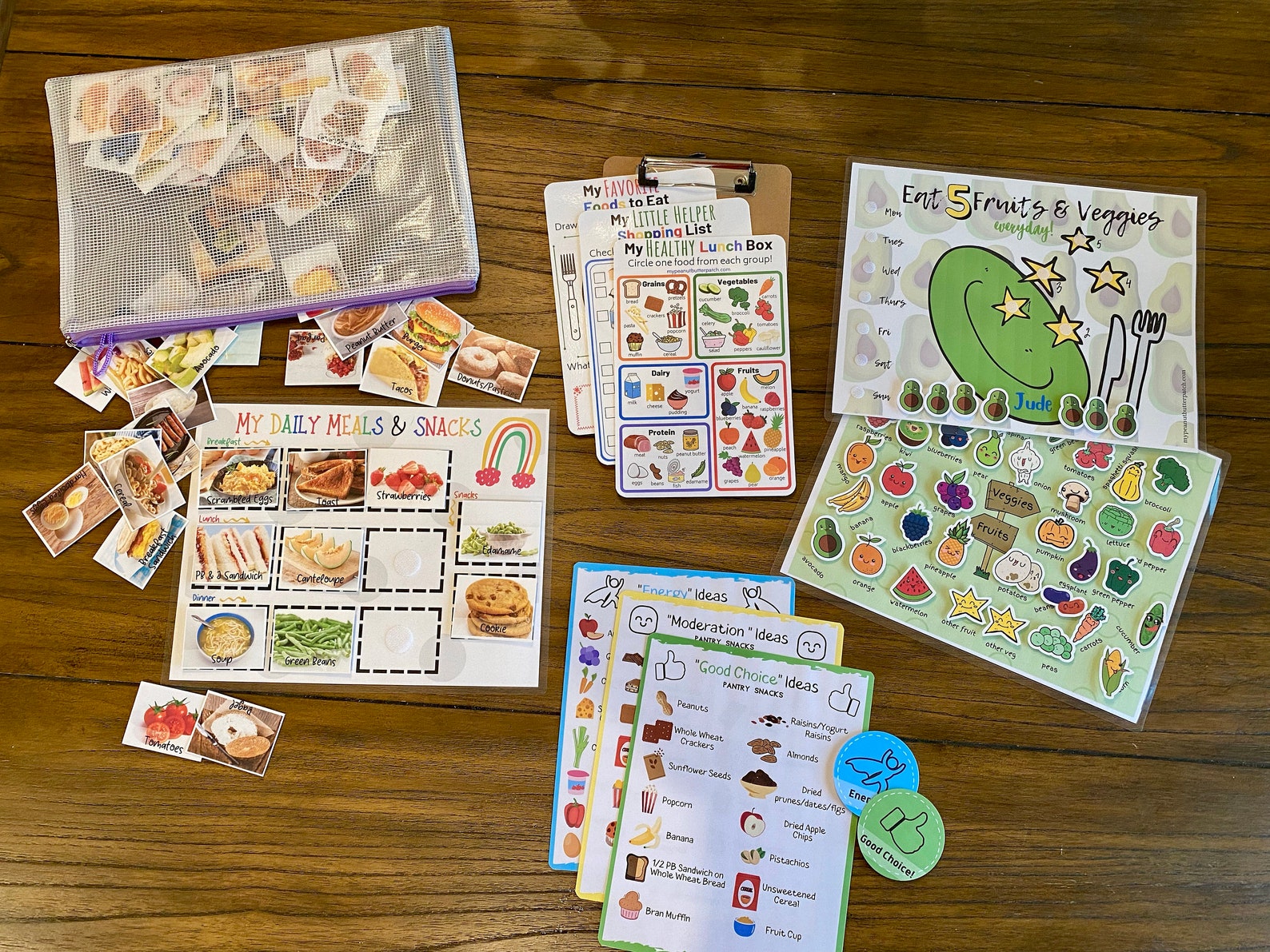 Kids Healthy Eating Bundle Meal Planner Picky Eaters - Etsy