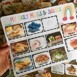 Kids Daily Meal & Snack Planner - Etsy