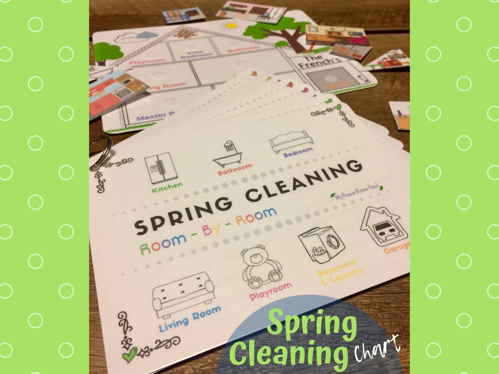 Spring Cleaning Chart | Etsy