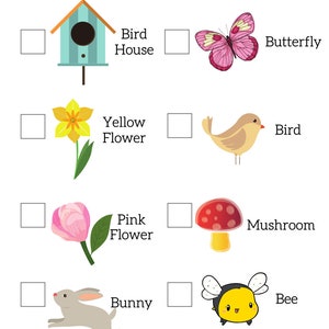 Kids Spring Scavenger Hunts | Gardening | Color | PDF, Instant Download ...