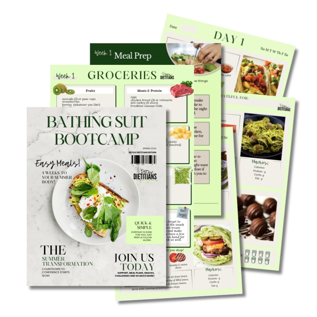 4 Week Weight Loss Boot Camp Book | Weight Loss Plan | Easy Meals ...