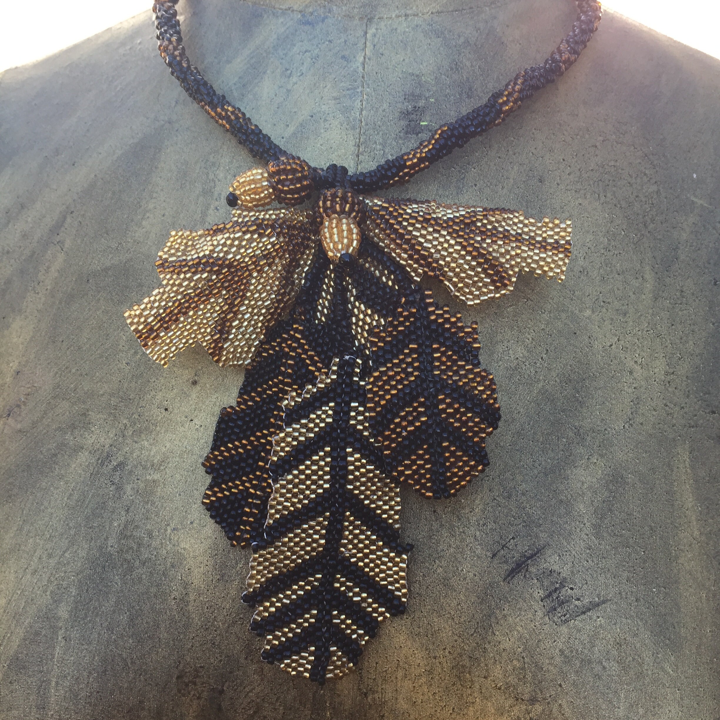 A Forest Woodland Nymph Necklace of Oak Leaves With Acorns - Etsy