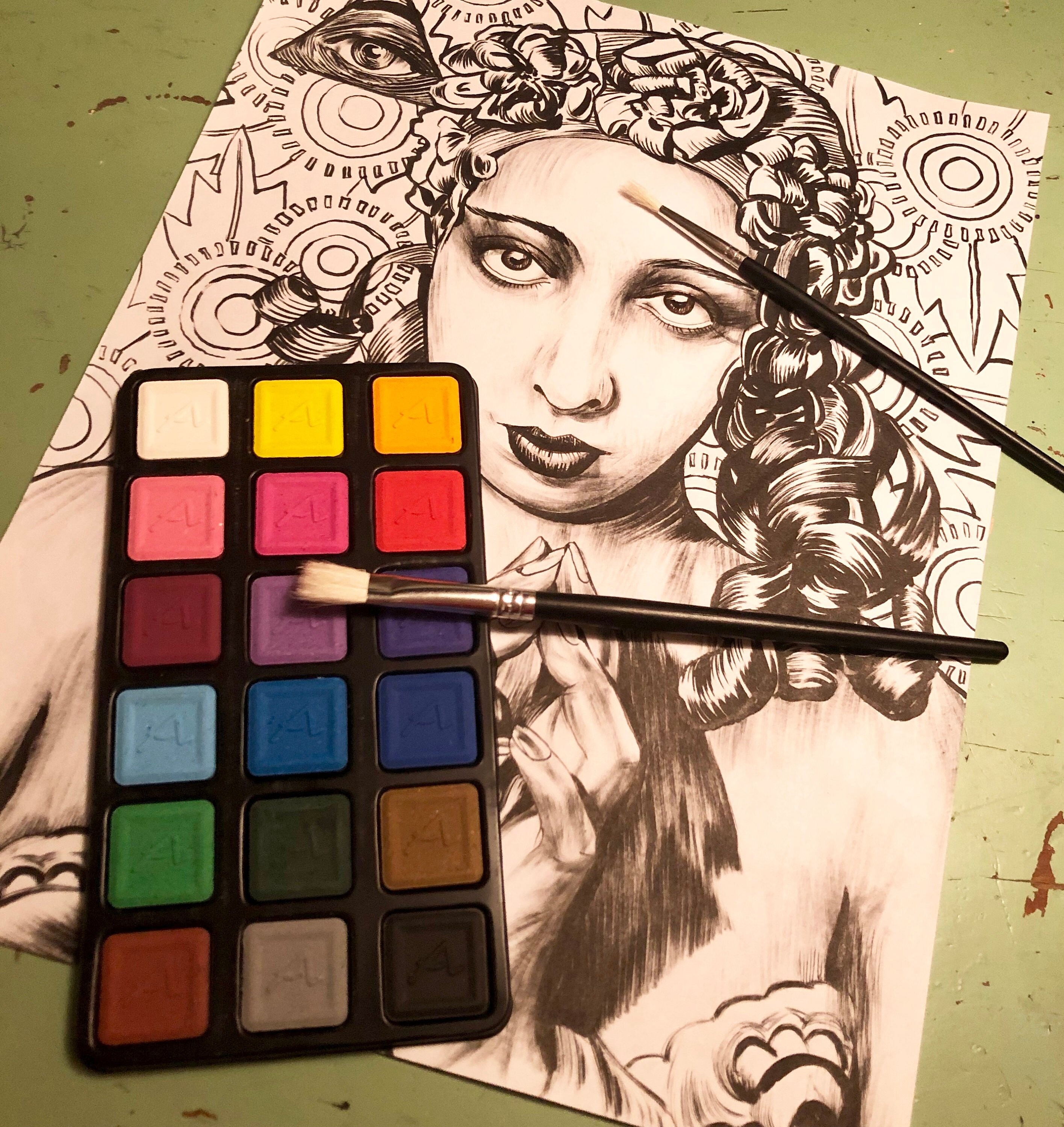 Josephine Baker Coloring Sheet - Etsy