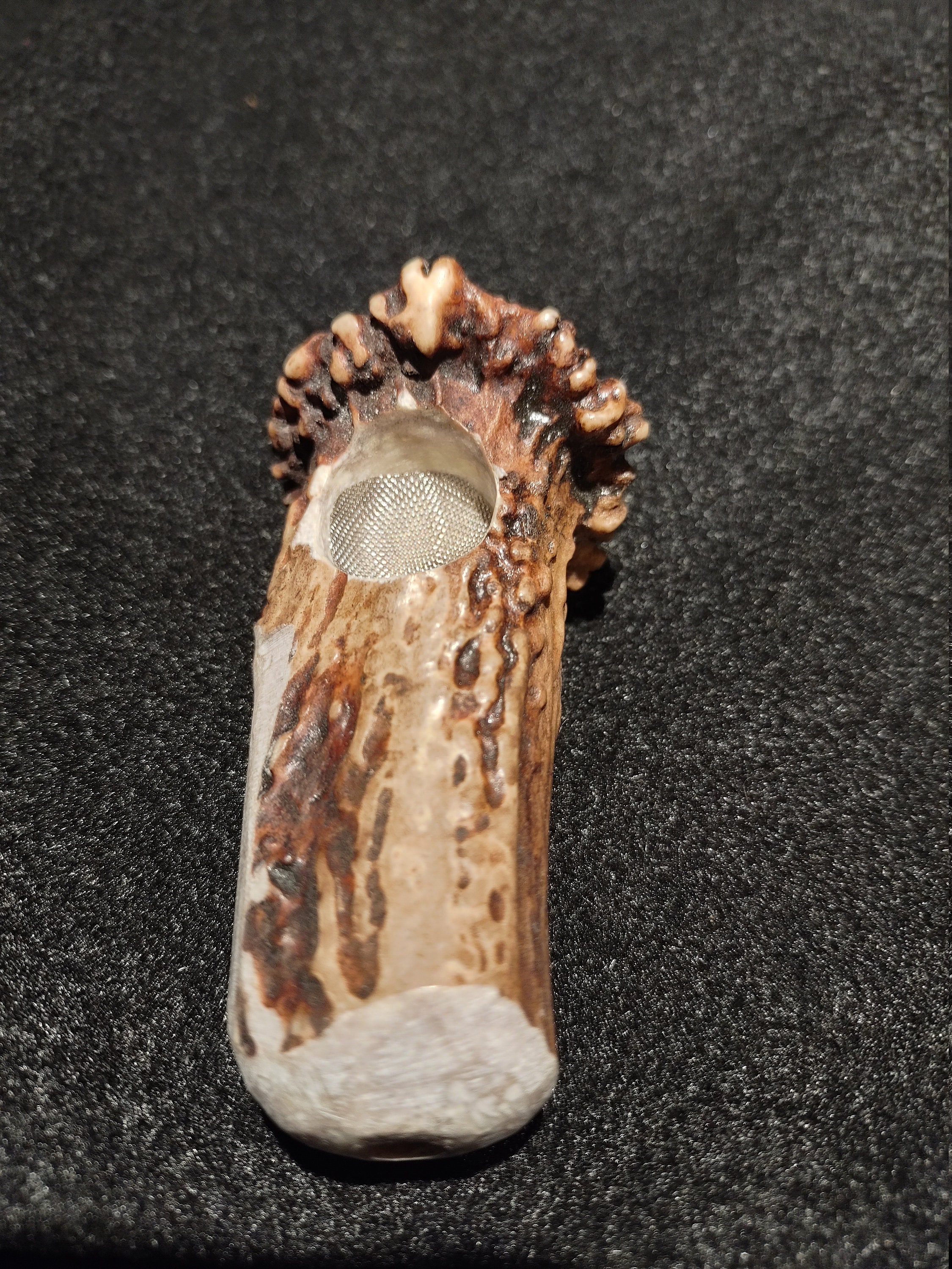 Whitetail antler pipe for smoking | Etsy