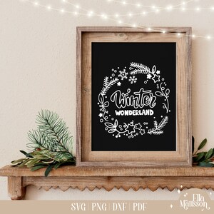 SVG Weihnachten - "Winter Wonderland" - Plotterdatei für Weihnachtsdeko - kompatibel mit Cricut ...