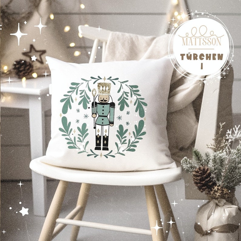 TÜR 1: SVG Weihnachten Skandi Style Nussknacker weihnachtliche Plotterdatei Nutcracker mit ...