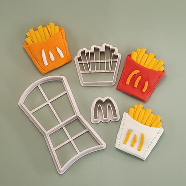 French Fries Clay Mold - Etsy