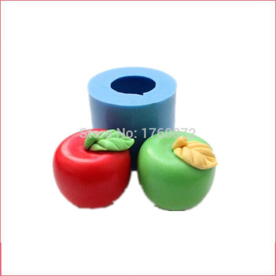 DIY 3D Christmas Eve Apple Modelling Soap Mold Silicone Cake - Etsy